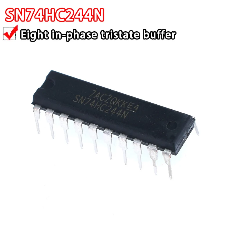 10PCS-SN74HC244N-SN74HC245N-SN74HC373N-SN74HC374N-DIP-20-74HC244 ...