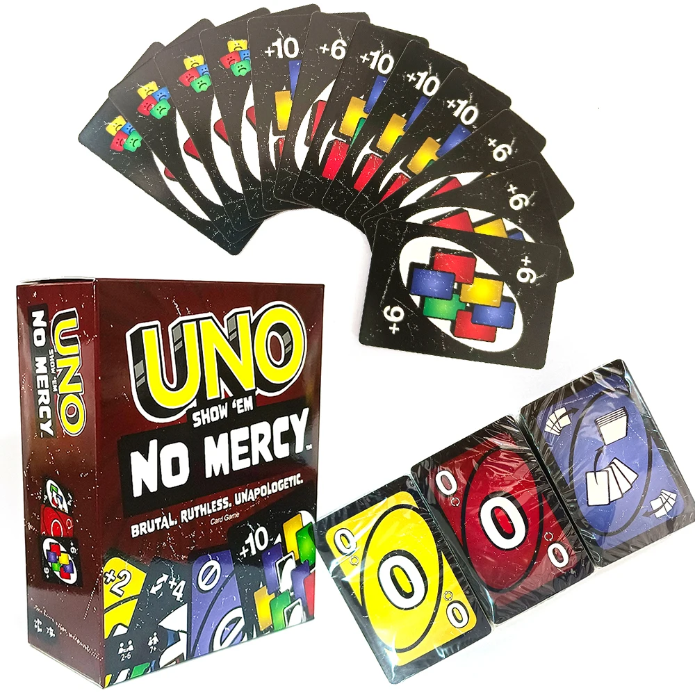Uno-No-mercy-Game-Board-Games-UNO-Cards-Table-Family-Party ...