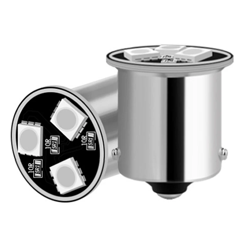 50pcs-Strobe-RGB-BA15S-1156-P21W-1157-BAY15d-Car-LED-Brake-Light-Bulb ...