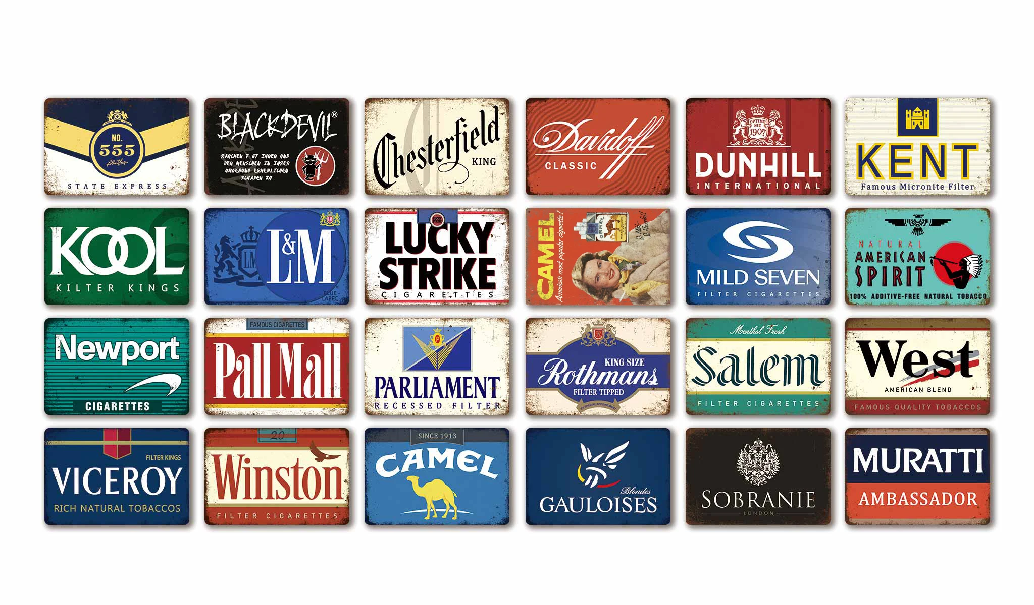 Popular Cigarette Brands