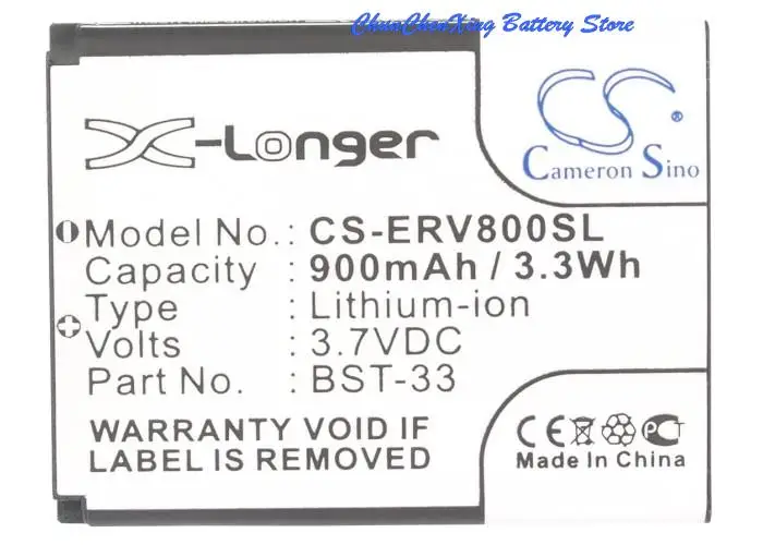 High-Quality-900mAh-Battery-BST-33-for-Sony-Erison-C702-C901-Greenheart ...