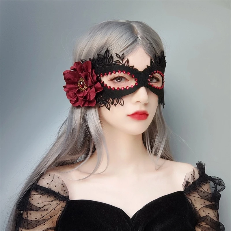 Black And Red Masquerade Masks