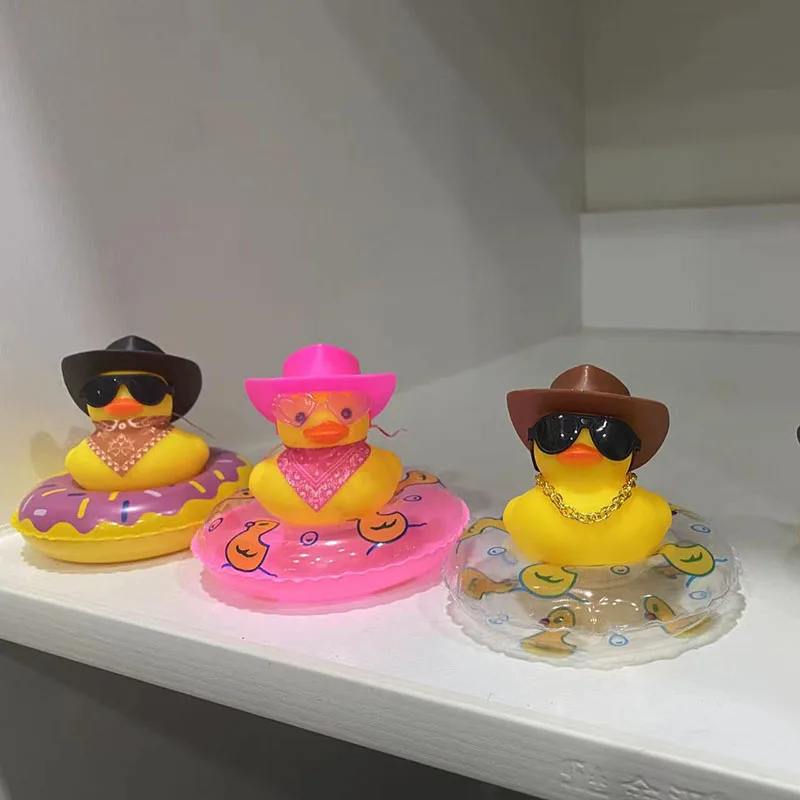 Cycling-Accessories-Bicycle-Bell-Duck-Rubber-Cute-Duck-Gold-Chain-Toy ...