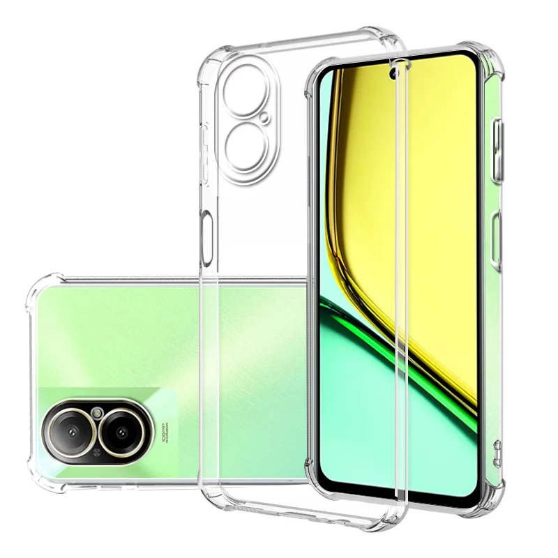 Shockproof-Clear-Case-for-Realme-C67-4G-Safety-Soft-Silicone ...