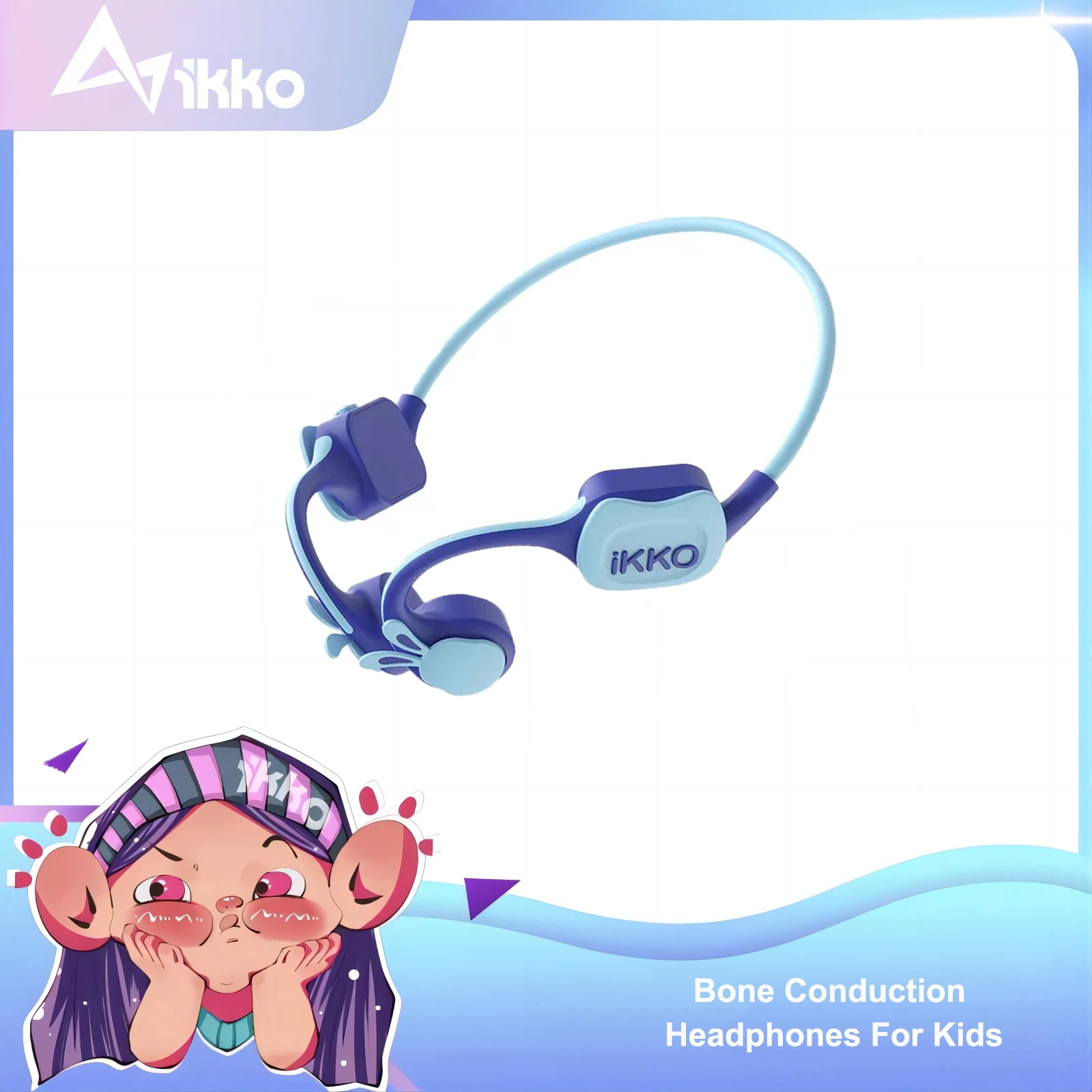 Ikkolot-H18-Pro-Kids-Bone-Conduction-Headphones-Ear-Care-Earphones ...