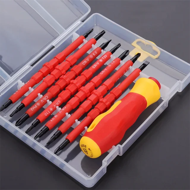 Electrician Repair Tools Kit 13pcs 1000V Changeable Insulated ...