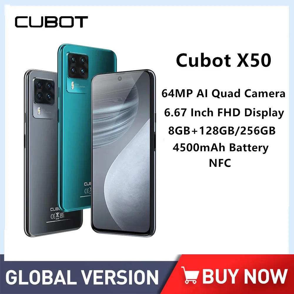 Cubot-tel-fono-m-vil-inteligente-X50-smartphone-con-Android-11-0 ...