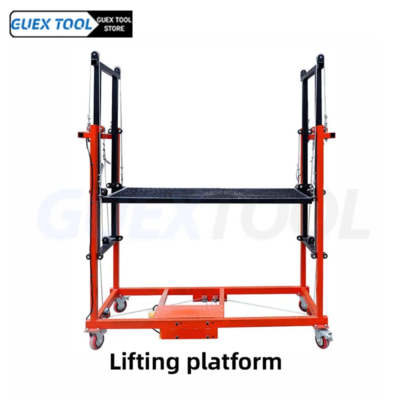 Electric-lifting-scaffolding-3M-automatic-folding-mobile-remote-control ...