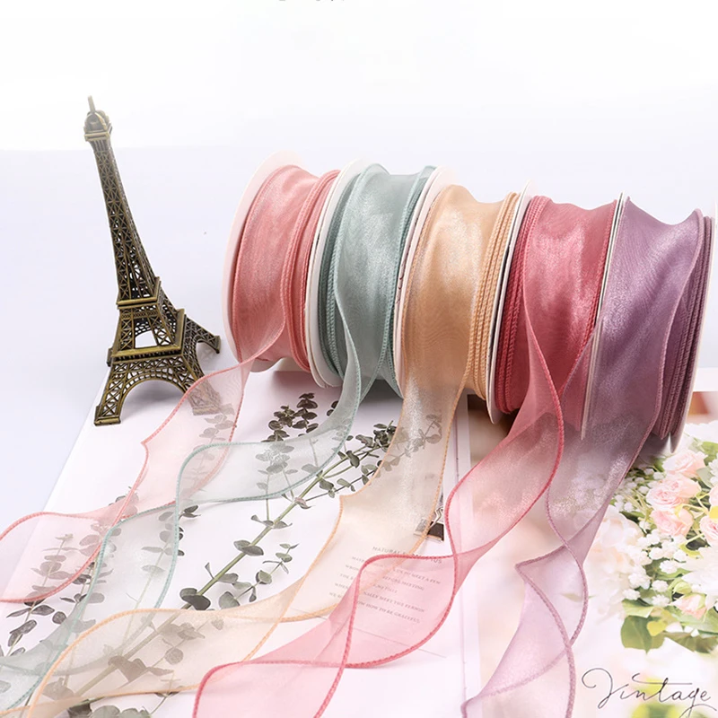 4cm*10 Yards Wavy Edging Fishtail Ribbon DIY Bow Hair Accessories ...