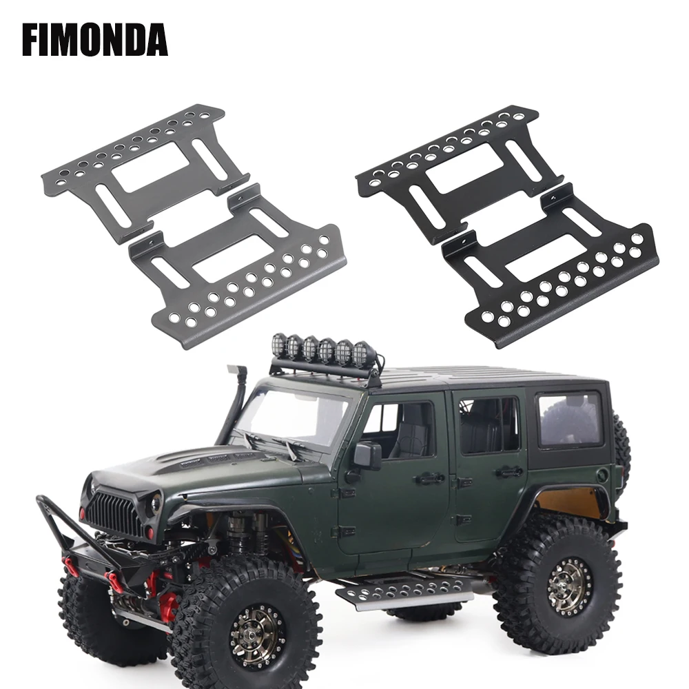 2Pcs-Aluminum-Alloy-SCX10-Rock-Slider-Side-Step-for-1-10-RC-Car-Crawler ...