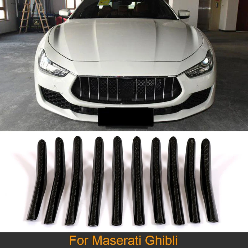 10pcs/Set Grille Trims For Maserati Ghibli 2018 Base Sedan 4-Door Front ...