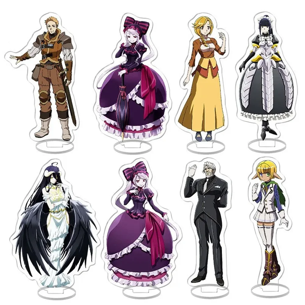 Popular-15cm-Anime-OVERLORD-Acrylic-Keychain-Model-Cosplay-Characters ...