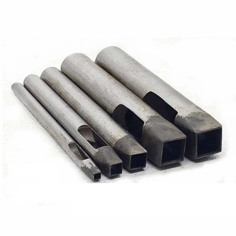 Leather Punch Cutter Tool Hollow Square Hole Steel Belt Watch Band Bag ...