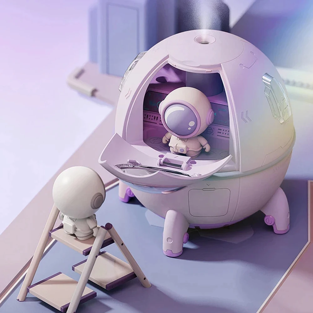 Home-Portable-Office-Desktop-USB-Astronaut-Space-Capsule-Air-Humidifier ...