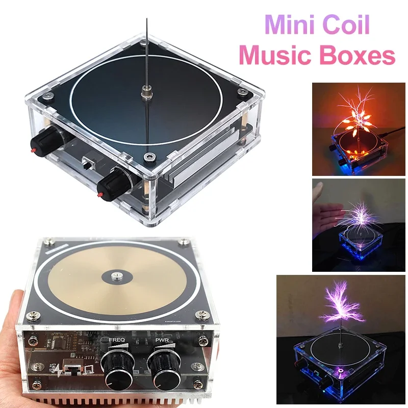 Tesla Coil Speaker Compatível Com Bluetooth Música, Tensão De Alta ...