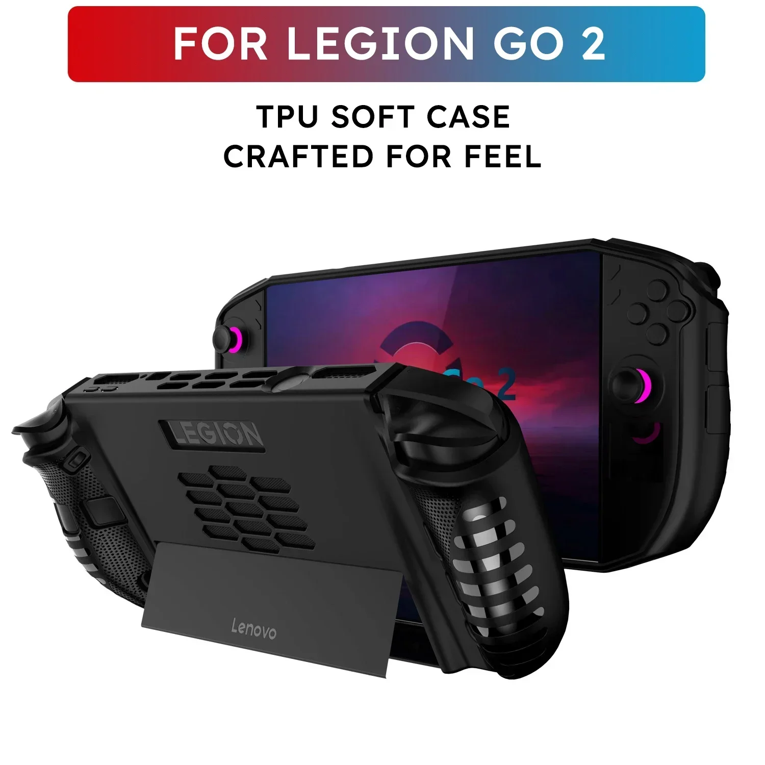 CoverJoy TPU Case for Legion Go 2 with Stand Window All Inclusive Drop ...