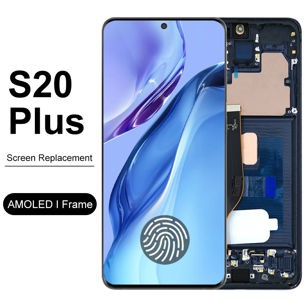S20 Plus Super AMOLED Screen Assembly for Samsung Galaxy S20+ G985 ...