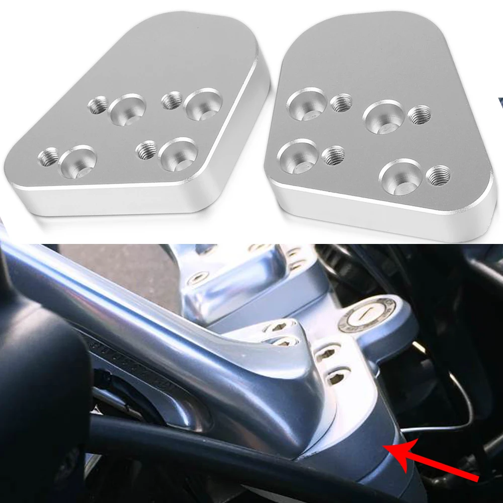 ALUMINIUM-Motorcycle-Handlebar-Riser-Extend-Clamp-Adapter-For-BMW ...
