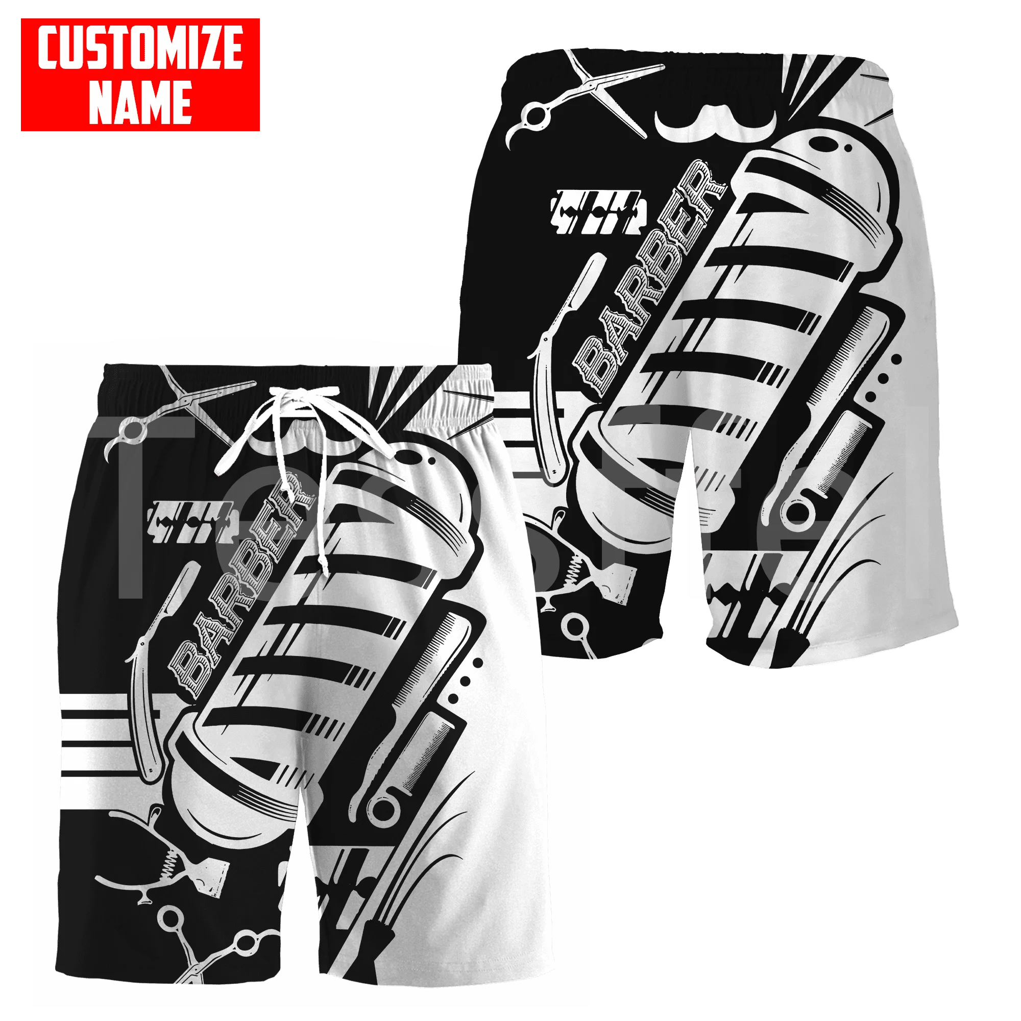 Tessffel NewFashion Cool Barber Tattoo Worker Cosplay Jacket Retro ...