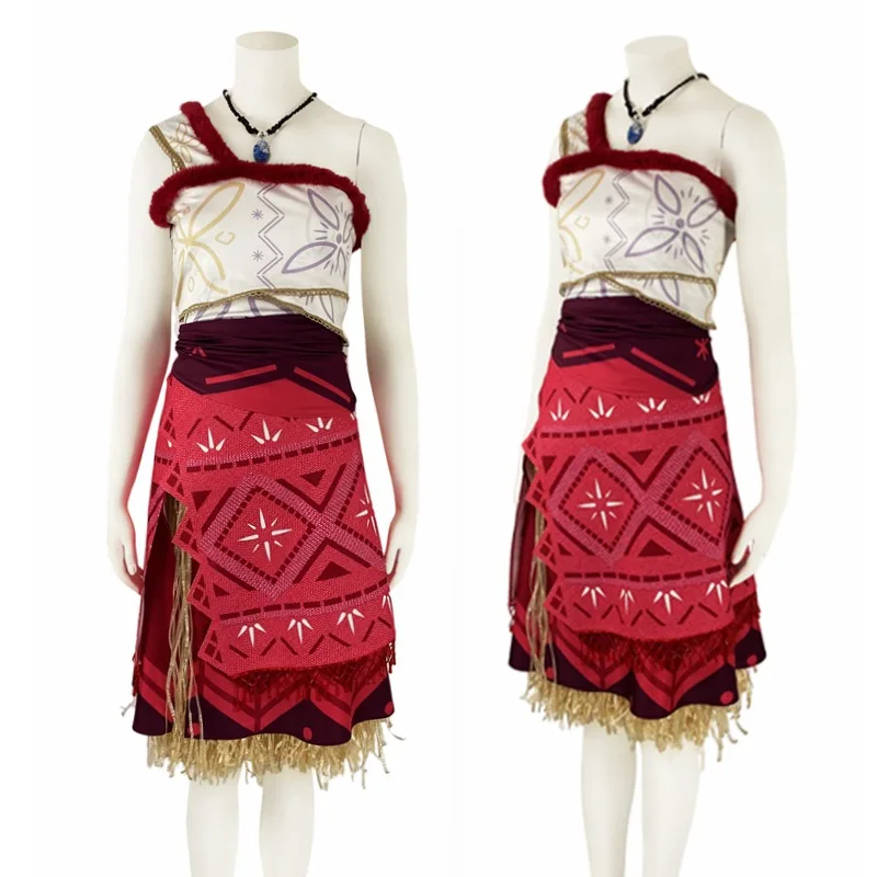 Princess Ocean Romance Moana Vaiana Cosplay Costume Halloween ...