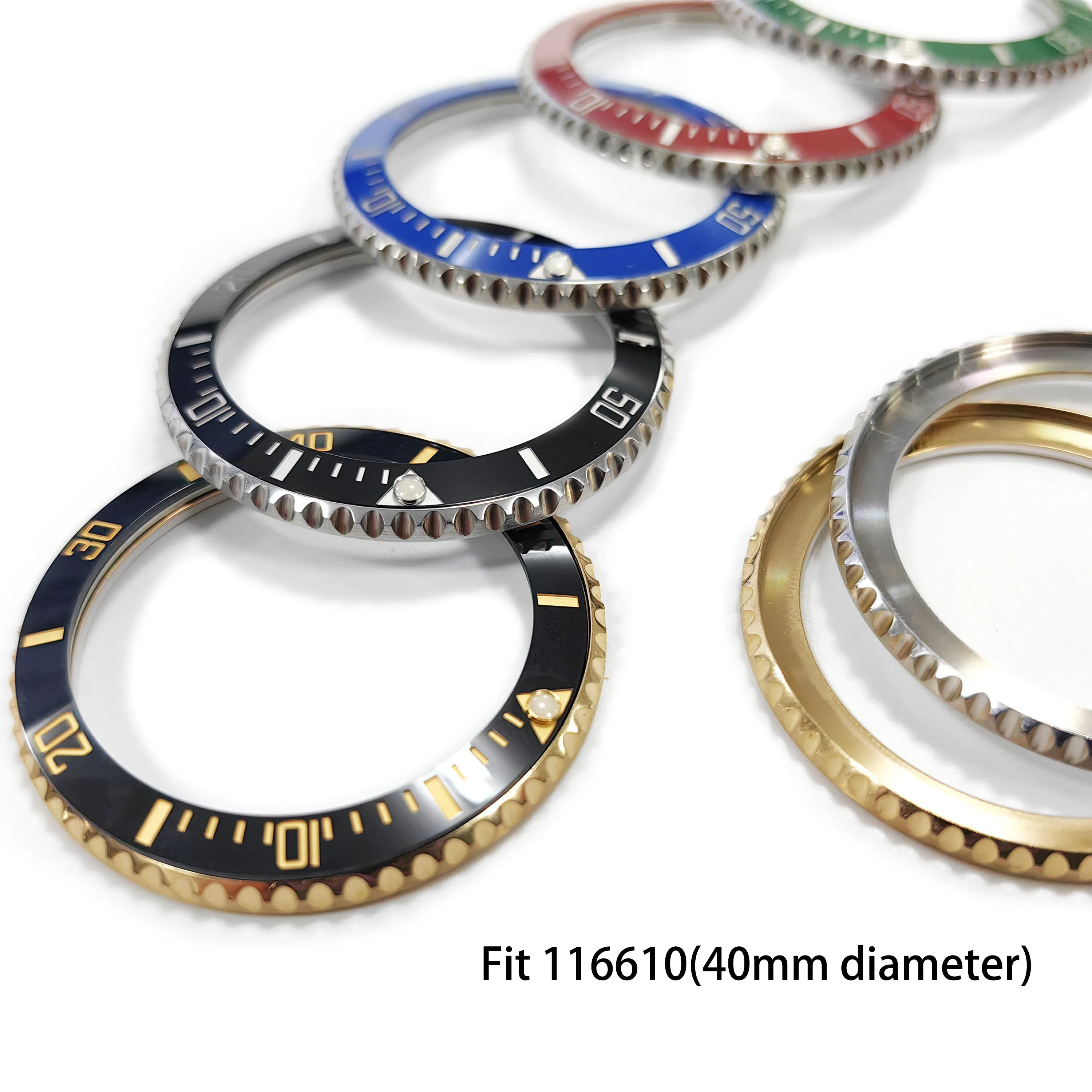 Watch accessories fitting R 116610 116613 Watch tooth ring 904 steel ...