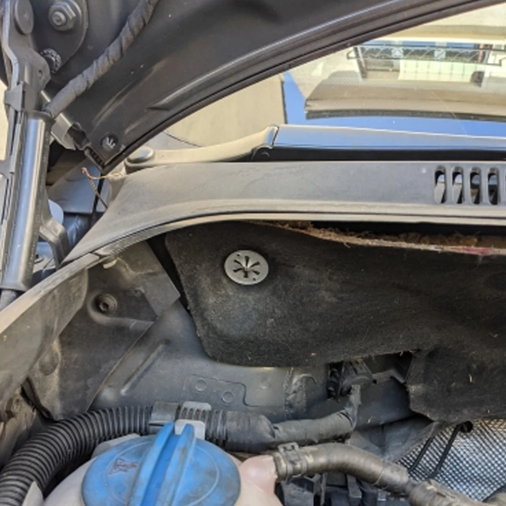 10Pcs Car Metal Hood Bonnet Under Engine Insulation Cover for Audi ...