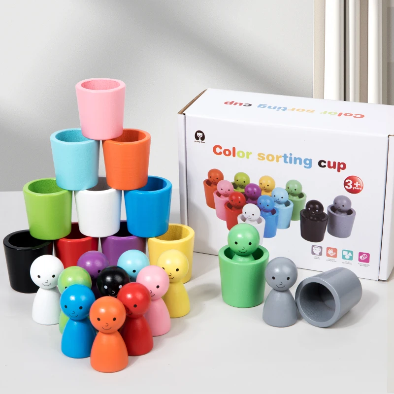 Montessori Color Sorting Toy – Their First Joy