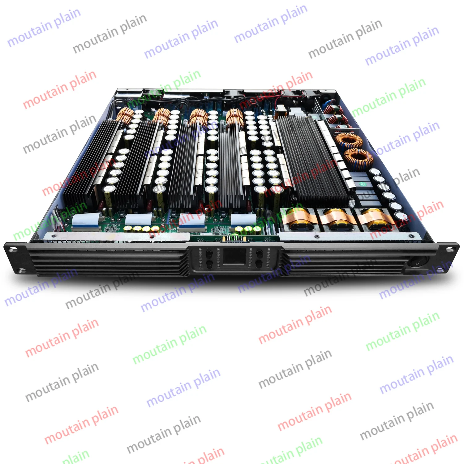 1U-Digital-Power-Amplifiers-Class-D-4-Channels-10000-Watt-with-PFC-Professional-Audio-Amplifier ...