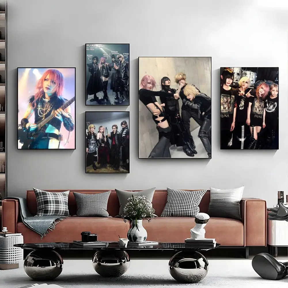 Visual Kei Rock Band JILUKA Poster Canvas Wall Art Print Poster ...