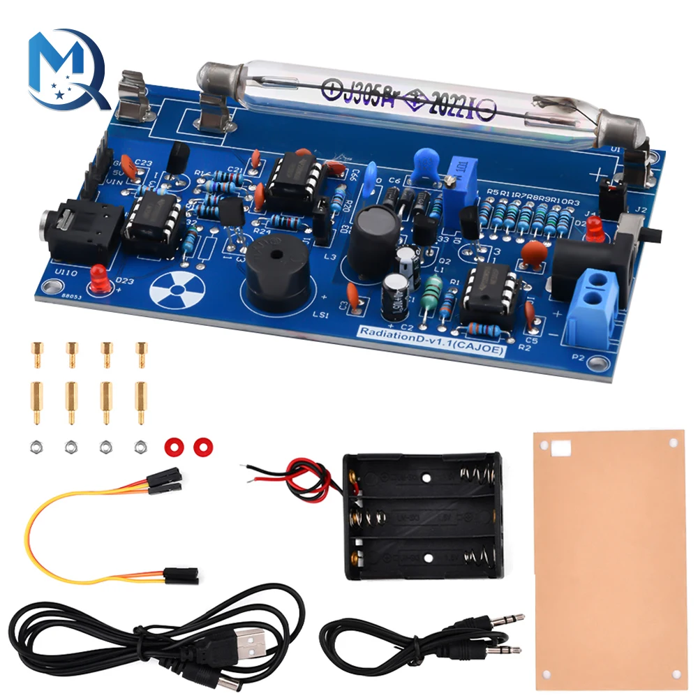 DIY-Assembled-Geiger-Counters-Kit-Geiger-Counter-Module-Miller-Tube-GM ...