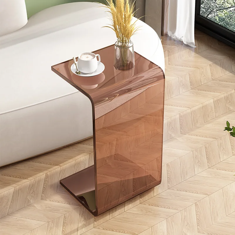 Nordic-Acrylic-Sofa-Tables-C-type-Side-Coffee-Table-Living-Room-Bay-Window-Computer-Table ...