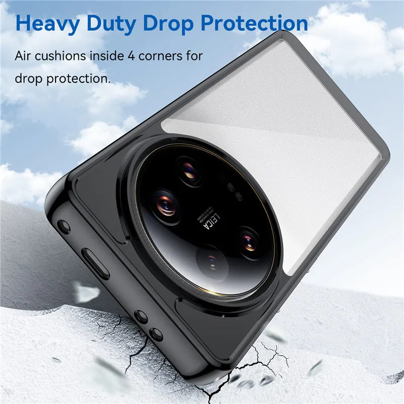 For-Xiaomi-13-Ultra-Case-Xiaomi-Mi-13-Pro-Cover-TPU-Border-Acrylic ...
