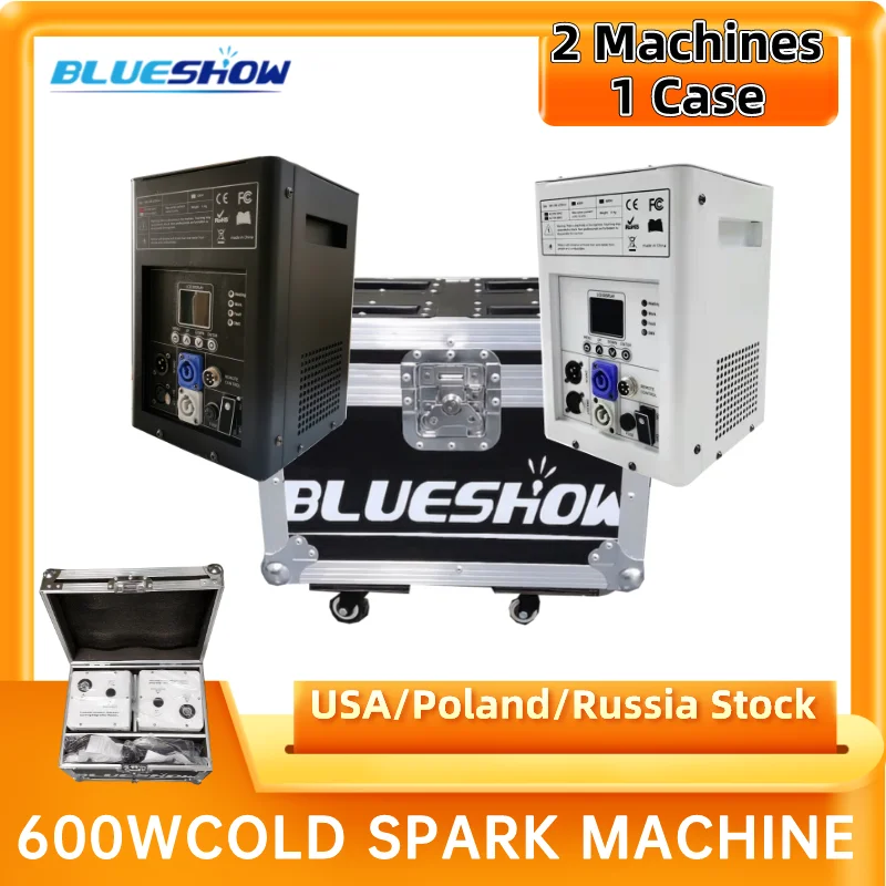 2x New 600W Cold Spark Machine With Flycase 600w Cold Firework Machine ...