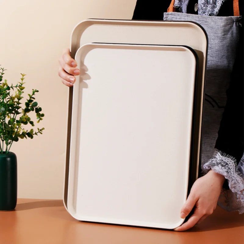 Rectangular-Plastic-Tray-Hotel-Restaurant-Large-Serving-Trays-Tea-Water ...