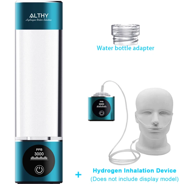 ALTHY Molecular Hydrogen Water Generator Bottle DuPont SPE+PEM Dual ...