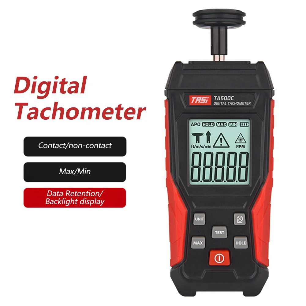 TA500A-TA500B-TA500C-Digital-Laser-Tachometer-3-100000RPM-Rang-Rpm ...