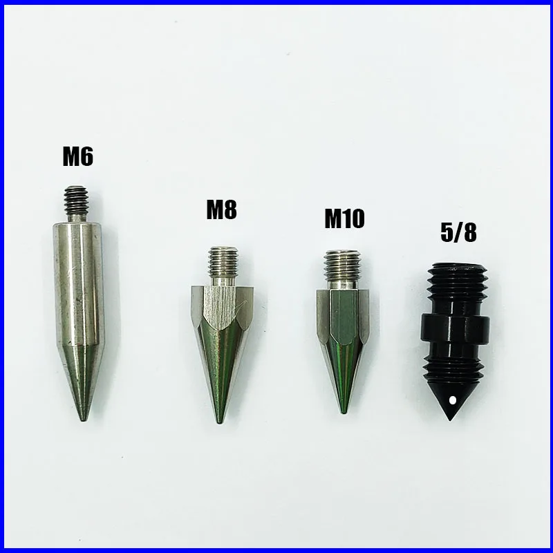 1pcs-Mini-Prism-Pole-GPS-Pole-Tip-M10-M8-M6-Sharp-Point-Replacement-for ...