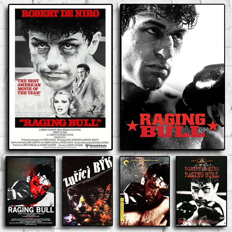 Classic-Sport-Movie-Raging-Bull-Characters-Series-Pictures-for-Living ...