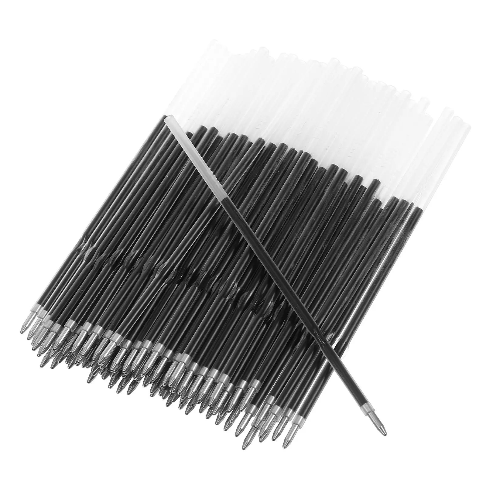 100Pcs Blue Ink Pen Refills Replacement Plastic Beadable Pen Refills ...