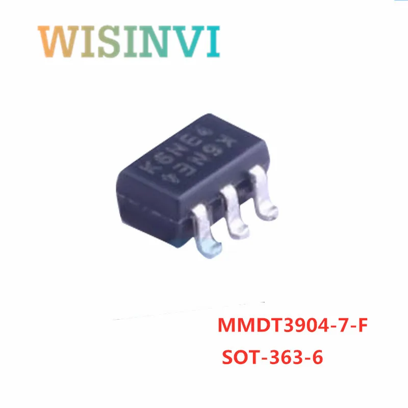 20-100PCS MMDT3904 MMDT3904-7-F marking K6N** SOT-363 200MA 40V ...