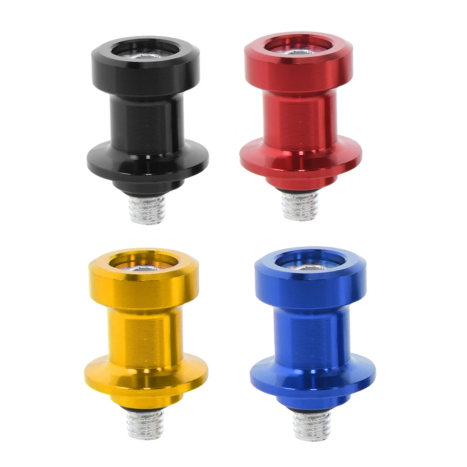 2pcs-Universal-Motorcycle-Stand-Swingarm-8mm-M8-CNC-Aluminum-Spools ...