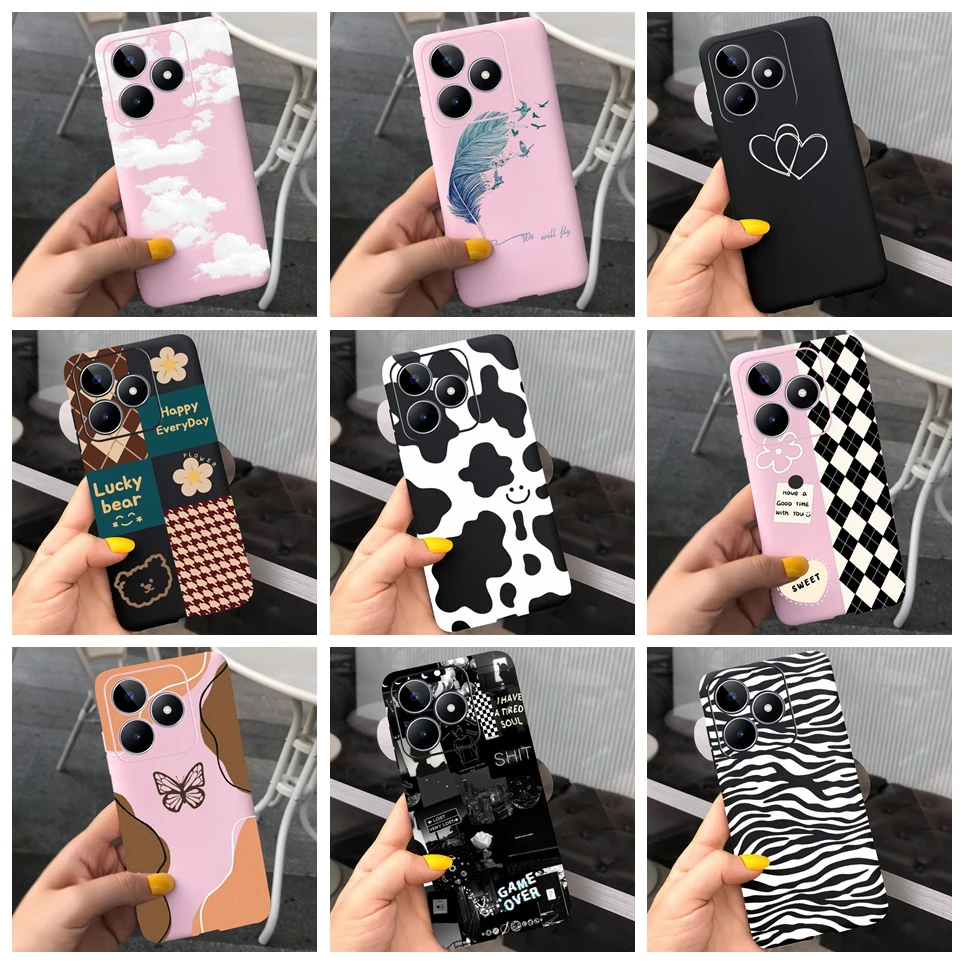 For Realme Note 50 Case Phone Cover Silicone Soft Matte Phone Case For ...