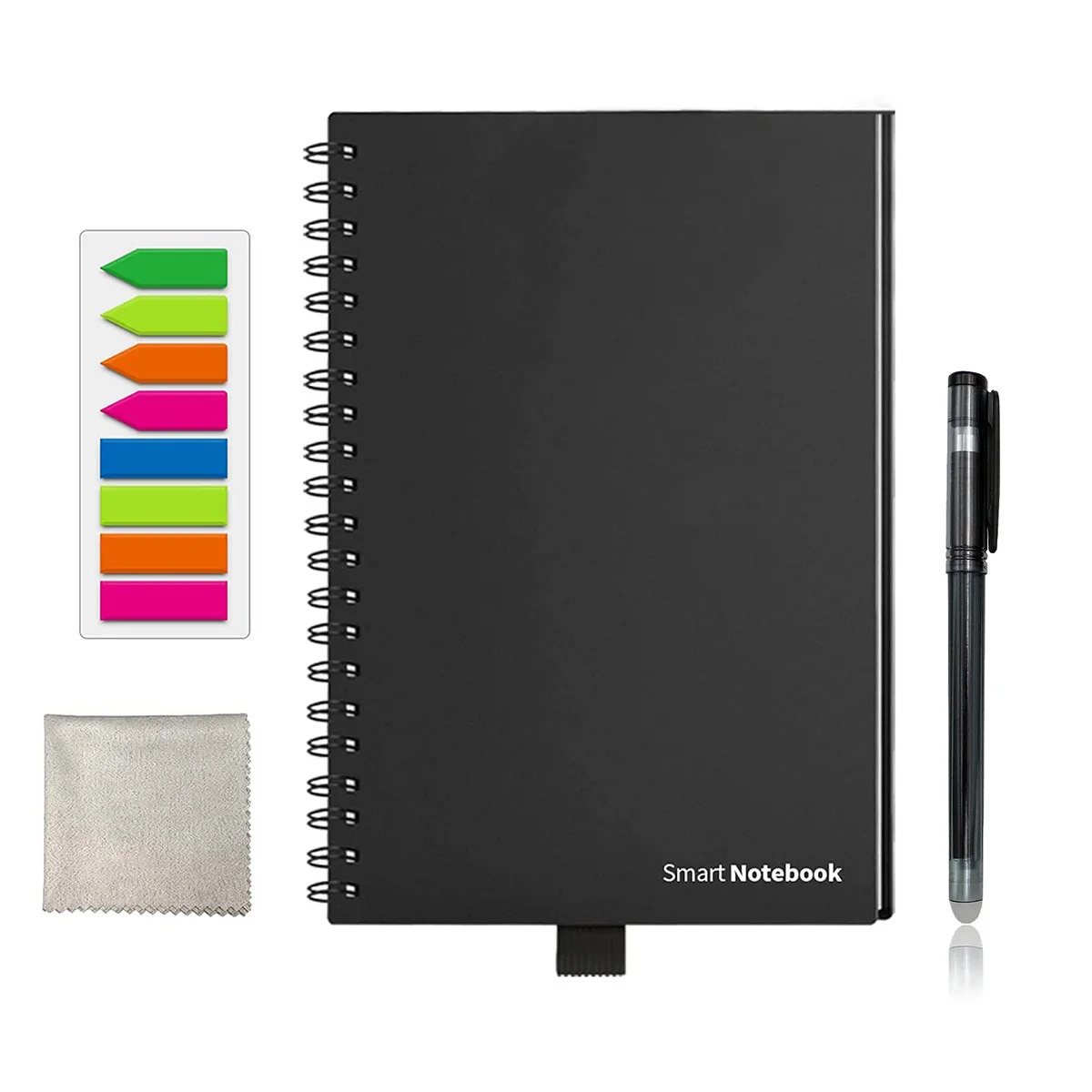 Notebook-inteligente-reutiliz-vel-com-caneta-apag-vel-e-Wipe-B5-Notepad ...