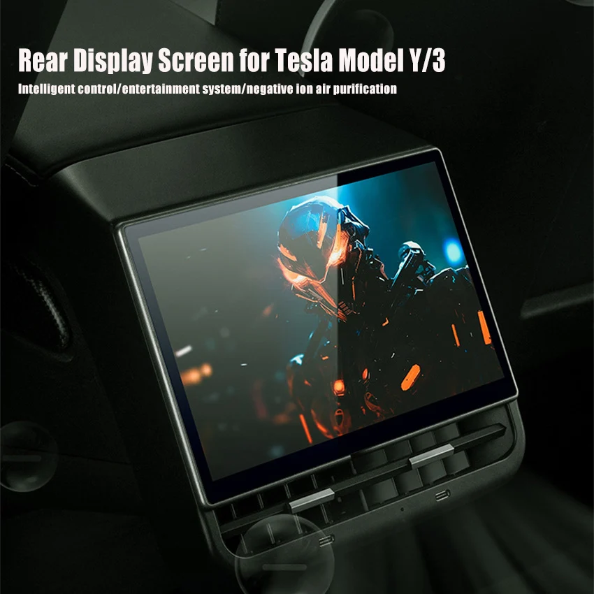 Car-8-66-Inch-Rear-Display-Screen-For-Tesla-Model-3-Y-2017-2024-Rear ...