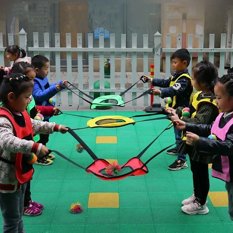 Children Outdoor Fun Sports Games Toss And Catch Ball Set Two Player ...
