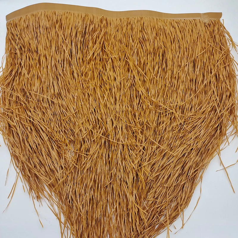 Brown-Color-Sunscreen-Rainproof-Fake-Thatch-Straw-Roof-Decor-Realistic ...