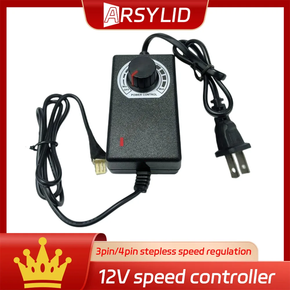 Computer-CPU-Fan-Speed-Controller-Control-Transformer-2A-4p-100V-220v ...