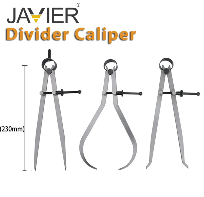 Spring-Inside-Outside-Divider-Caliper-Set-4-6-8-Inch-Machinist-Tools ...