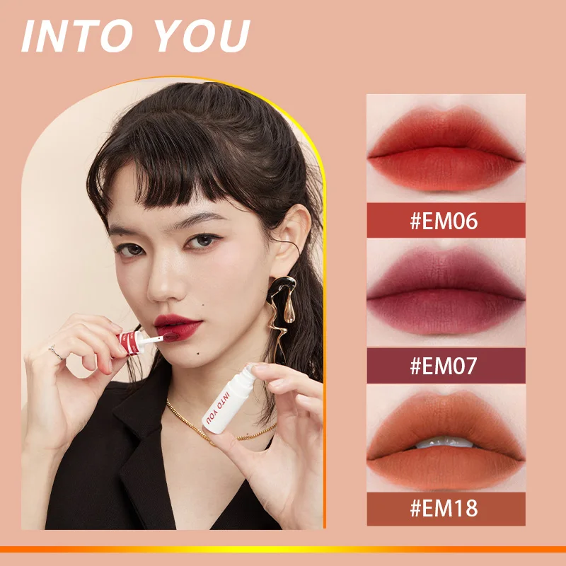 INTO-YOU-Matte-Lip-Mud-Long-lasting-Color-Multi-purpose-Lipstick-For ...