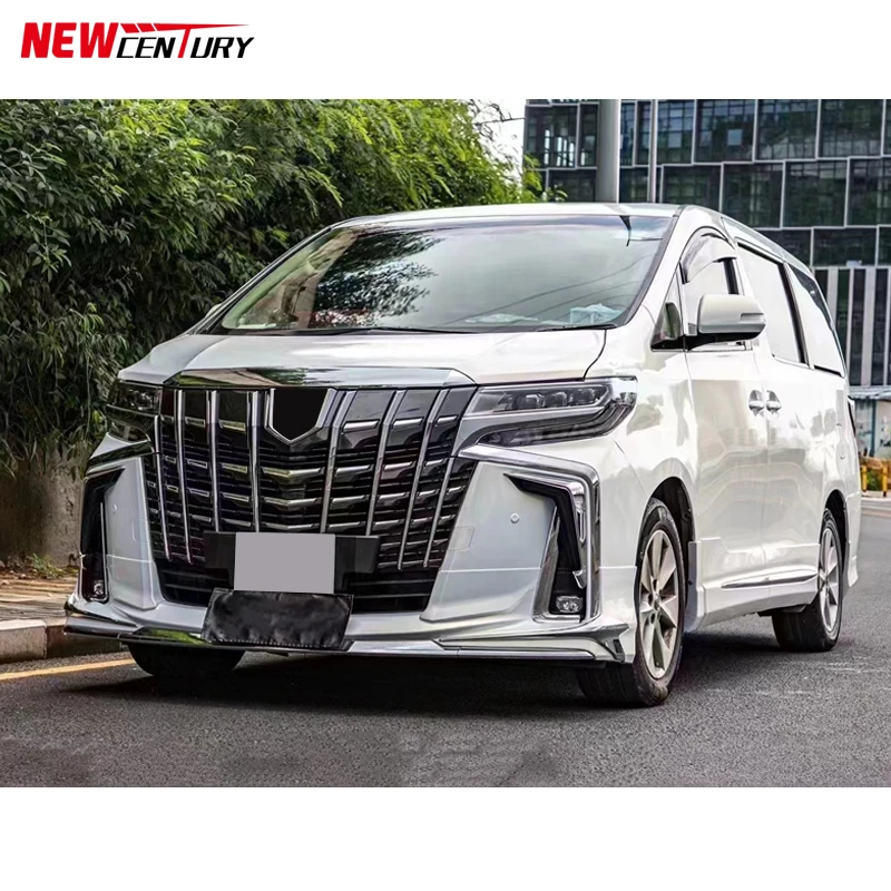 SC-modellista-style-Bodykit-with-Hood-Front-Lamp-For-Toyota-Alphard ...
